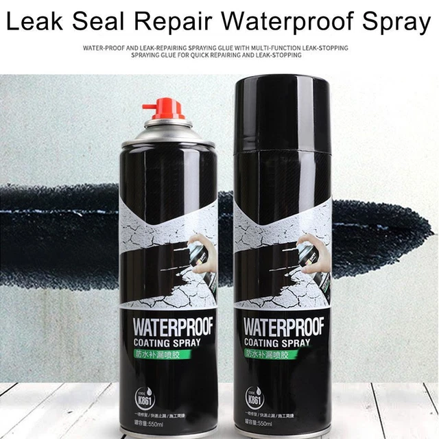 STOP THAT LEAK Spray Sealant Mastic Gutter Roof Repair Seal Fix Holes ...
