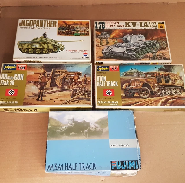WW2 MILITARY TANKS and Vehicles 1/72 and 1/76 Scale Models EUR 15,00 ...
