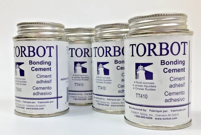 4 CANS OF Torbot TT410 Ostomy Bonding Cement 4 Oz. Each, Expires 01/ ...