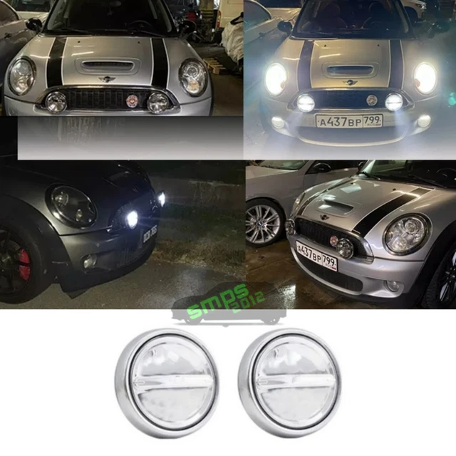 MINI COOPER S / Jcw R56 LED Spot Feux, Rally Brouillard Lampes Chrome ...