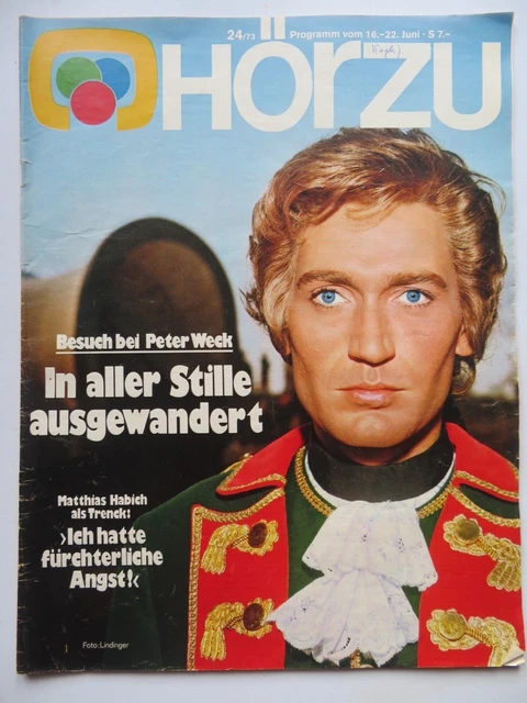 HÖRZU 24/1973, AUSGABE Österreich, Peter Weck, Matthias Habich, Lisl ...