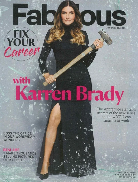 MAGAZINE FABULEUX : Karren Brady, Sarah Beeny, Prue Leith, Mode, 26.1. ...