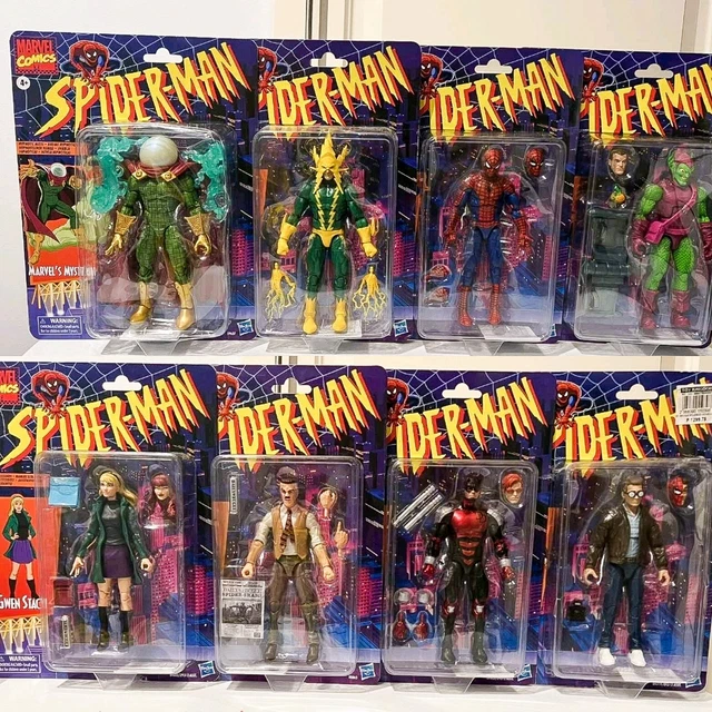 MARVEL LEGENDS SPIDER-MAN retro card back series 1 rare HASBRO Action ...