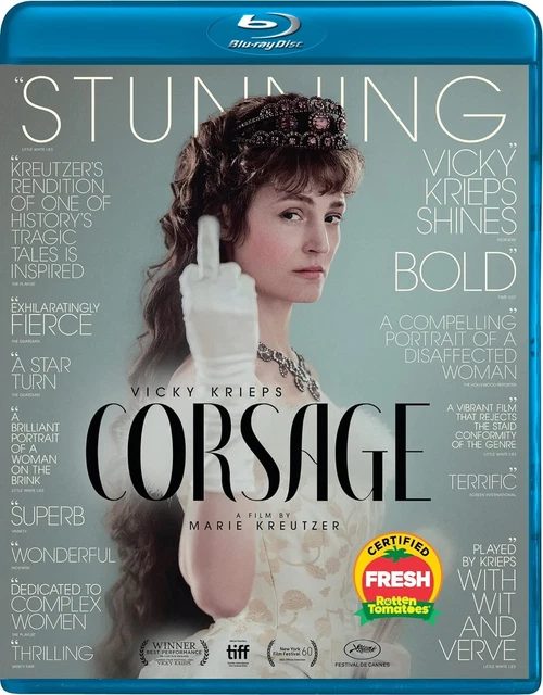 CORSAGE (BLU-RAY) VICKY Krieps Colin Morgan Finnegan Oldfield (US ...
