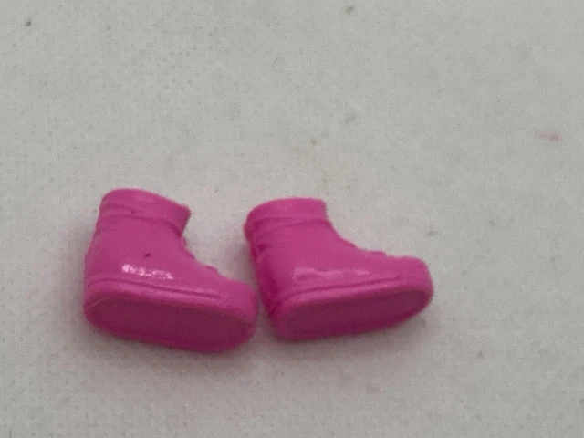 GENUINE MATTEL BARBIE Doll Chelsea Shoes Pink Boots £3.84 - PicClick UK