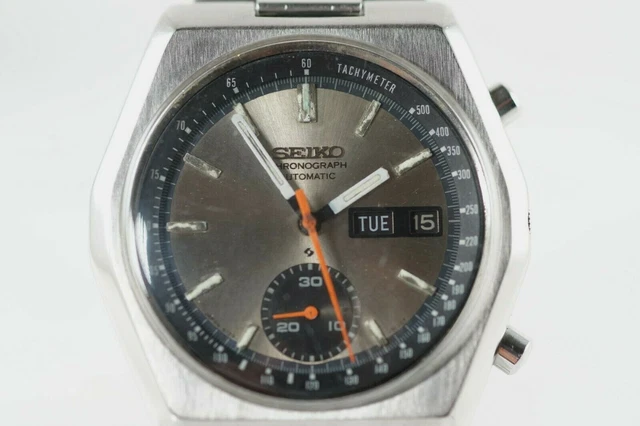 SEIKO AUTOMATIC CHRONOGRAPH Speed Timer Champagne / Black Dial - Seiko ...