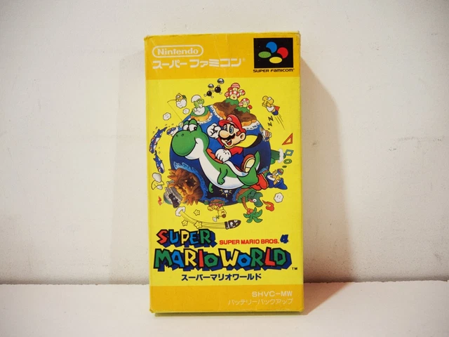 SUPER MARIO WORLD Nintendo Super Famicom SFC NTSC Japan EUR 41,00 ...
