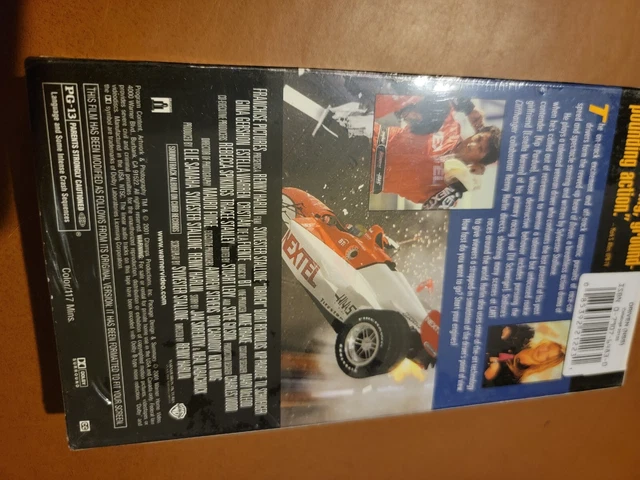 DRIVEN VHS 2001 Sylvester Stallone Burt Reynolds Gina Gershon Racing ...