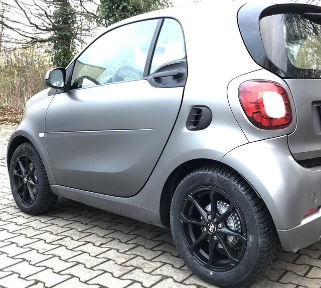 WINTER WHEELS BLACK Smart 453 MSW X4 16 Inch Alloy Rims Winter Tyres ...