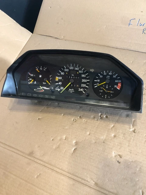 MERCEDES W124 INSTRUMENT cluster speedometer 6 cylinder E300 E260 260E ...