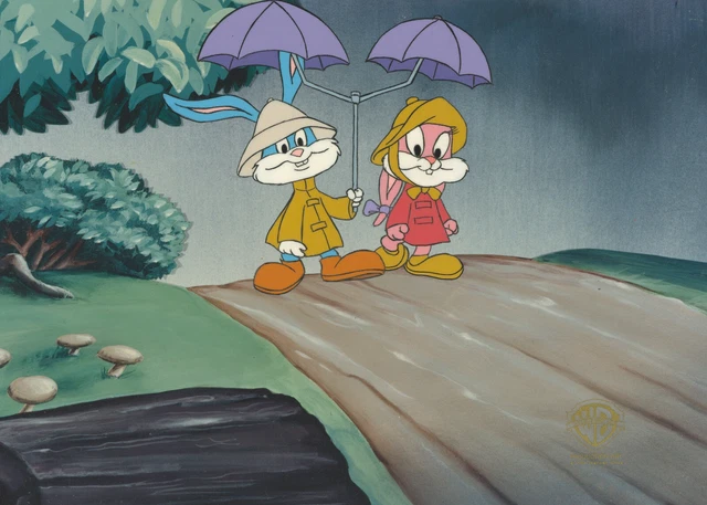 TINY TOONS ADVENTURES-ORIGINAL Production Cel-Elmer Fudd, Babs, Buster ...