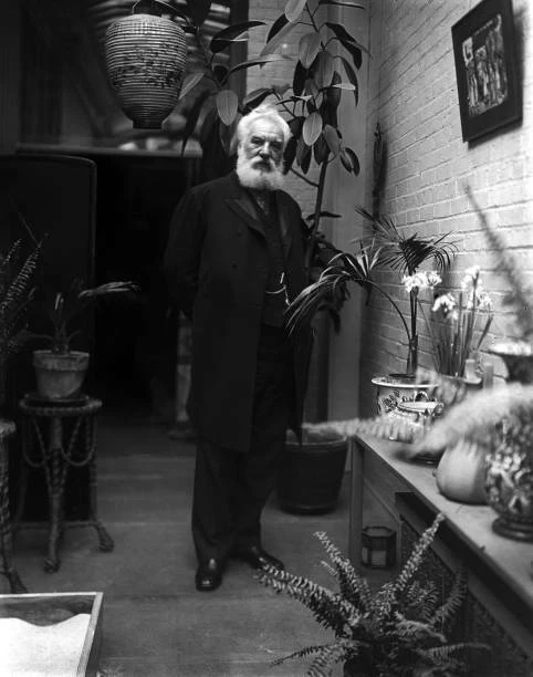 INVENTOR ALEXANDER GRAHAM Bell Poses For A Portrait 1905 OLD PHOTO 4 $8 ...