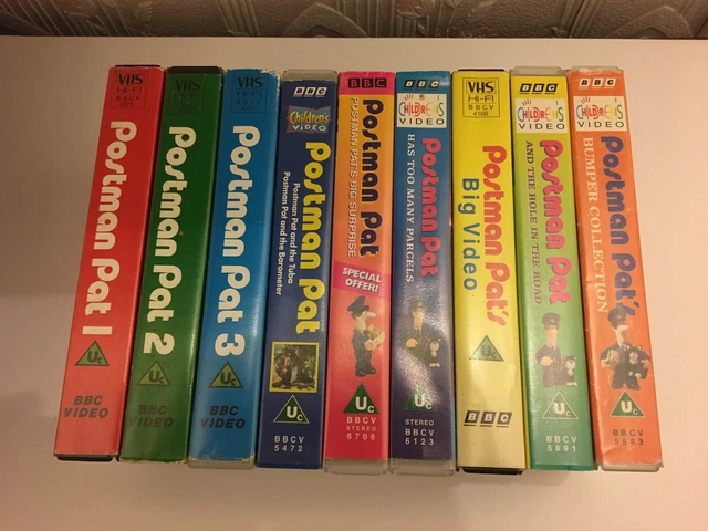 POSTMAN PAT 9 VHS Collection (BBC Video) £60.00 - PicClick UK