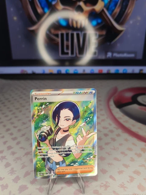 POKÉMON JCG TWILIGHT Mascarade Perrin 209/167 Full Art Trainer PACK ...