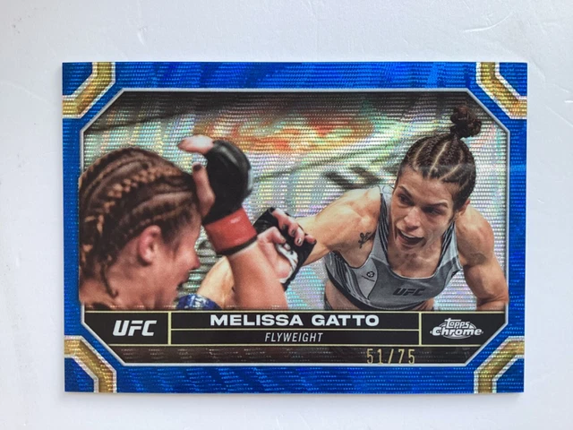 TOPPS UFC CHROME 2024 Melissa Gatto Parallel 51/75 £0.99 - PicClick UK