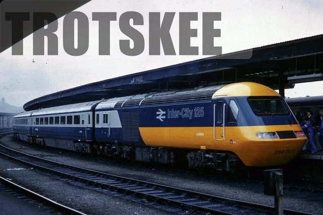35MM SLIDE BR British Railways Diesel HST Intercity 254 003 York 1977 ...