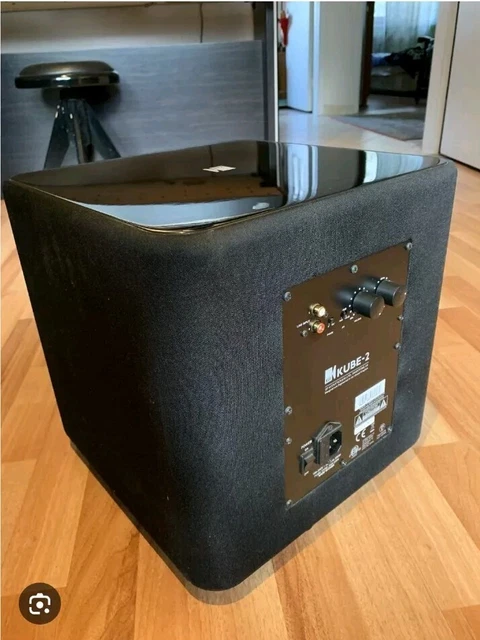 KEF KUBE-2 KHT SubWoofer 200w Dual 10" ABR Active Powered Sub 10 Inch ...