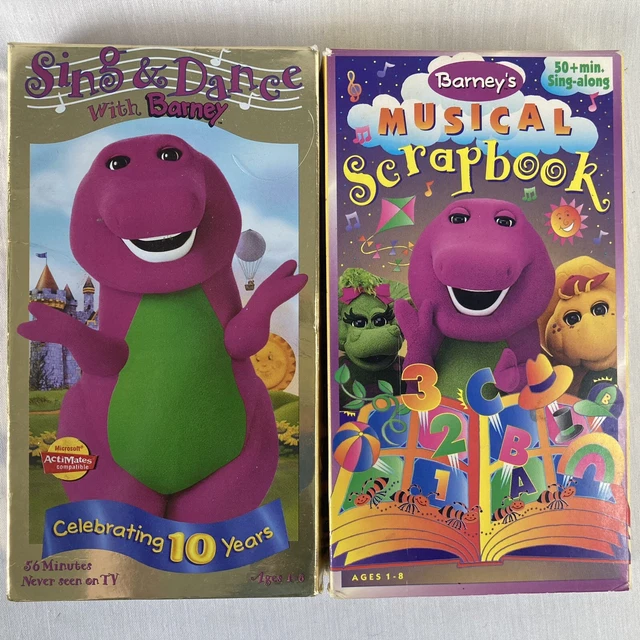 BARNEY - SING and Dance With Barney VHS 1998 bande blanche EUR 5,39 ...