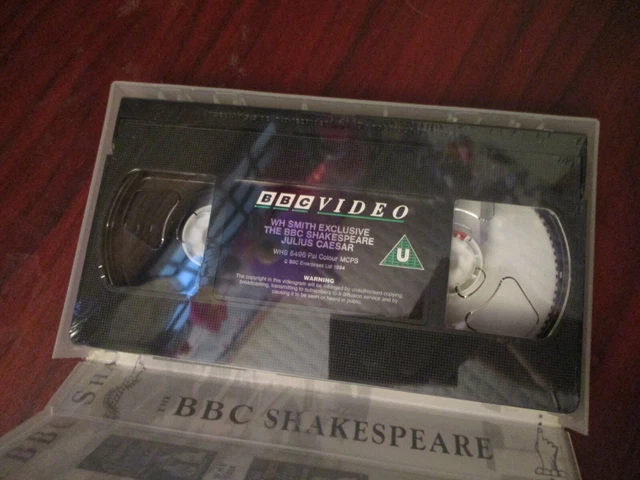 JULIUS CAESAR BBC Shakespeare VHS Video Tape (NEW) £4.99 - PicClick UK