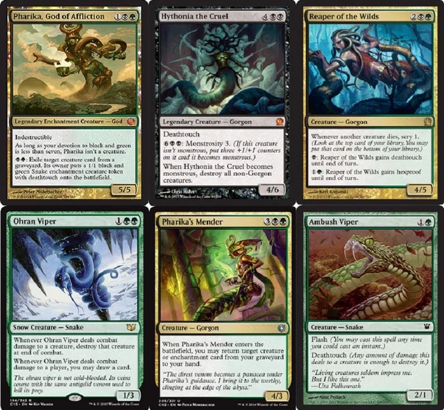 MAZZO GOLGARI GORGONE - Hythonia - Pharika - MTG Magic Gathering 60 ...