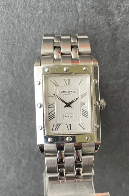 RAYMOND WEIL TANGO Rectangular, Herrenuhr TOP EUR 222,00 - PicClick FR