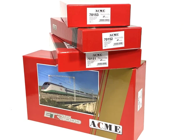 ACME ETR 500 Monotensione Livery of Origin White/Green FS, 13 Elements ...