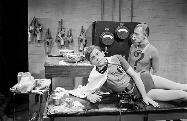 BURT WARD FRANK Gorshin on Batman Hi Diddle Riddle 1966 Old TV Photo 32 ...