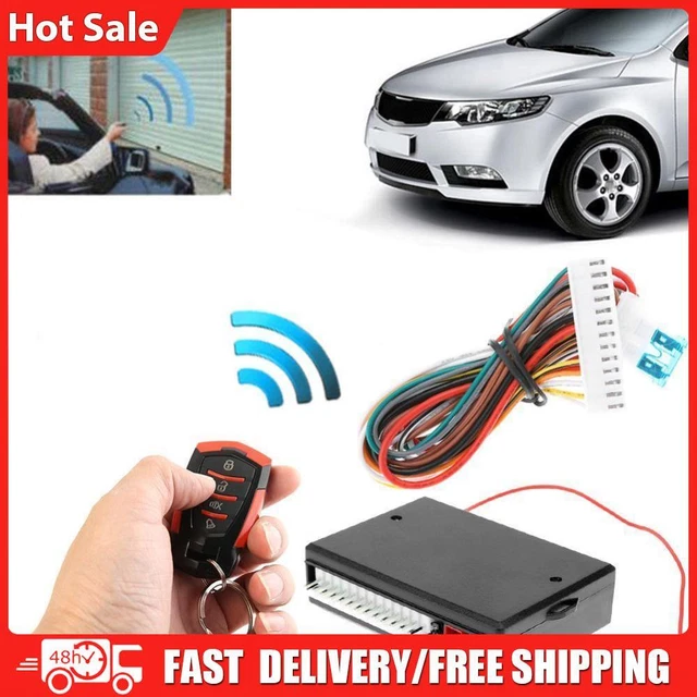 CAR REMOTE CENTRAL Door Lock Keyless Entry Alarm System Locking Kit 405 ...