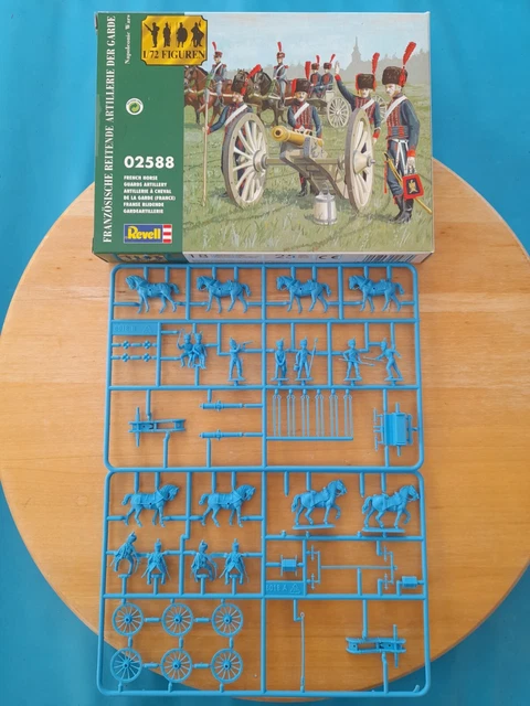 REVELL 1/72 FRENCH HORSE GUARDS ARTILLERY Napoleonic figures set 02588 ...