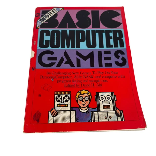 MORE BASIC COMPUTER Games 84 Games RARE David H. Ahl 1979 Programming ...