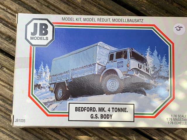 BEDFORD MK 4TONNE Army Military GS Lorry Plastic JB Models Kit 1:76 4mm ...
