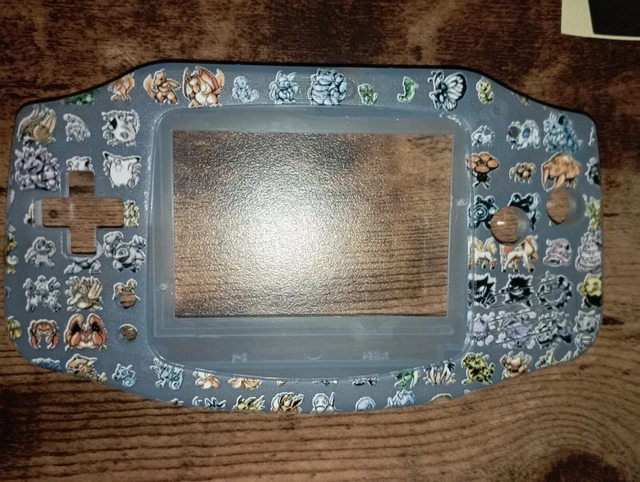 GAME BOY ADVANCE Housing Shell Kit UV Pokemon Custom £25.00 - PicClick UK