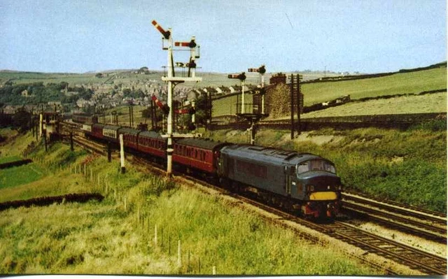 DIESEL PEAK CLASS 45 D105 45064 New Mills Stockport in 1966 unused ...