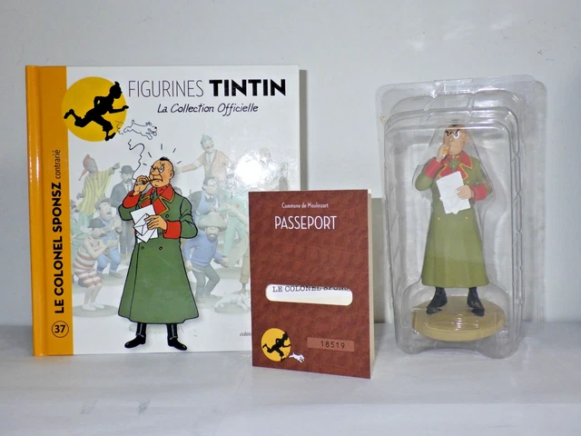 FIGURINE TINTIN COLLECTION officielle n°37 Le colonel Sponsz EUR 39,99 ...