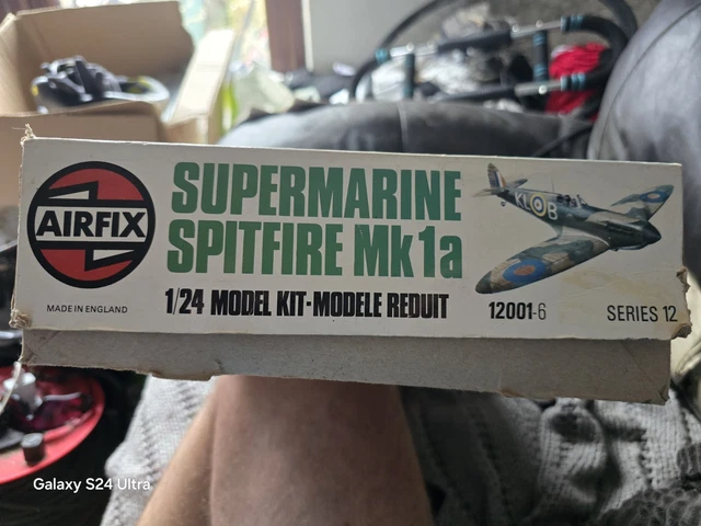 VINTAGE AIRFIX SUPERMARINE Spitfire Mk1A Plane 1/24 Scale Model Kit 1975. £66.00 - PicClick UK