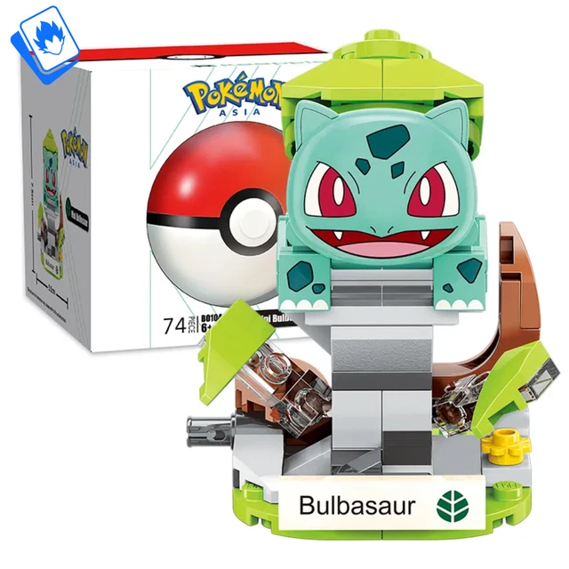 BRIQUES DE CONSTRUCTION Pokémon Bulbasaur 7 cm collection blocs de ...