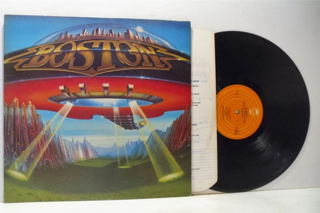 BOSTON DON'T LOOK back LP EX-/EX-, EPC 86057, vinyl, album, with lyric ...