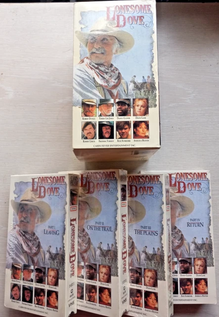 LONESOME DOVE (VHS, 1991, 4 Tape Box Set) Robert Duvall, Tommy Lee Jones NEW £5.04 - PicClick UK