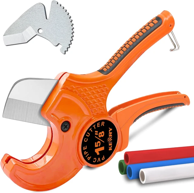 PVC LENOX Ratcheting PVC Cutter - Handles Up To 1-5/8-Inch Diameter ...