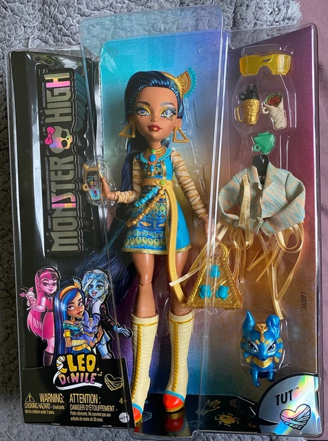 MONSTER HIGH CLEO De Nile Gen 3 Doll + Pet & Accessories 2022 Brand New ...