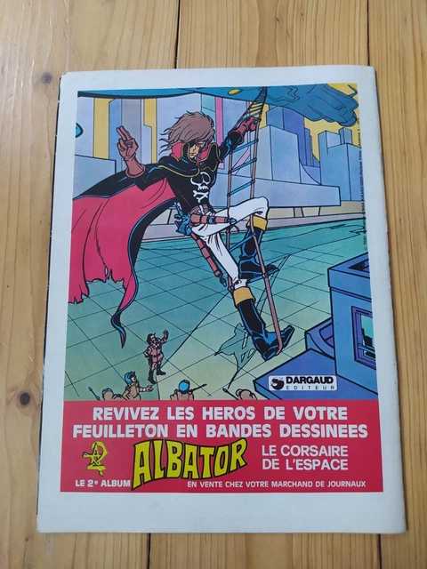 LE JOURNAL DE Captain Fulgur n°7 Albator avec poster Atlantis Harlock ...