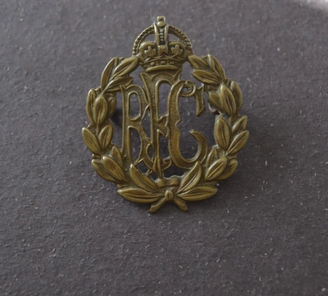 GREAT WAR WW1 British Royal Flying Corps Cap Badge RFC £13.20 - PicClick UK