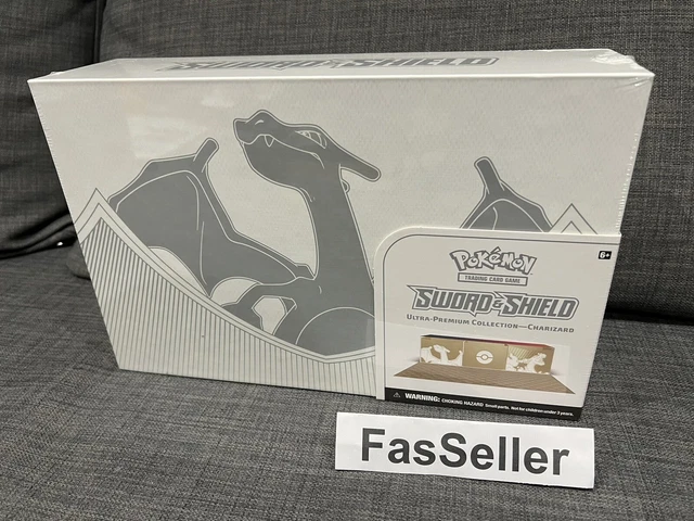 POKEMON SWSH CHARIZARD Ultra Premium Collection Box UPC - 16x Booster ...