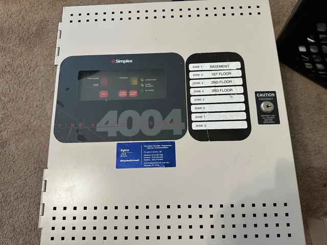 Simplex Fire Alarm Control Panel FOR SALE! - PicClick