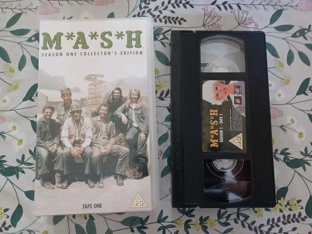 M*A*S*H MASH SEASON ONE THE COLLECTOR EDITION VHS VIDEO Episodes 1-9 ...