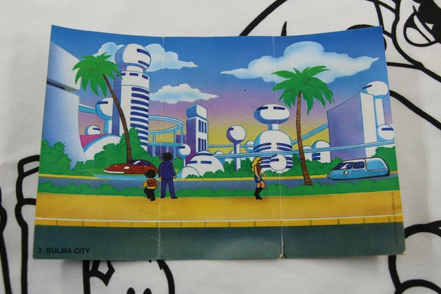 DANONE PETIT SUISSE Dragon Ball Diorama Electroestatico 3 Bulma City ...