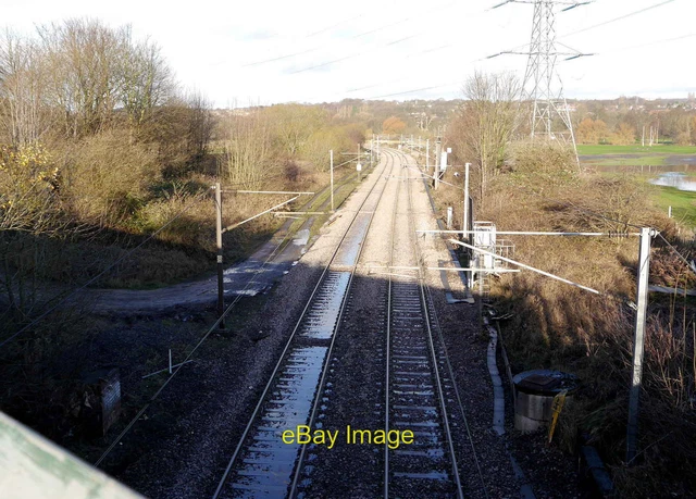 PHOTO 6X4 RAILWAY line at Kirkstall after the flood Sandford 3 days ...
