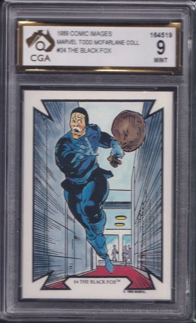 1989 COMIC IMAGES Todd McFarlane Series I #24 The Black Fox - CGA 9 ...