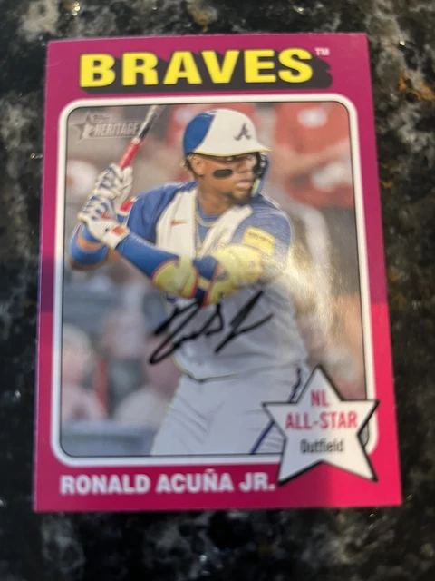 2024 TOPPS HERITAGE #321 Ronald Acuna Jr Allstar EUR 0,46 - PicClick IT