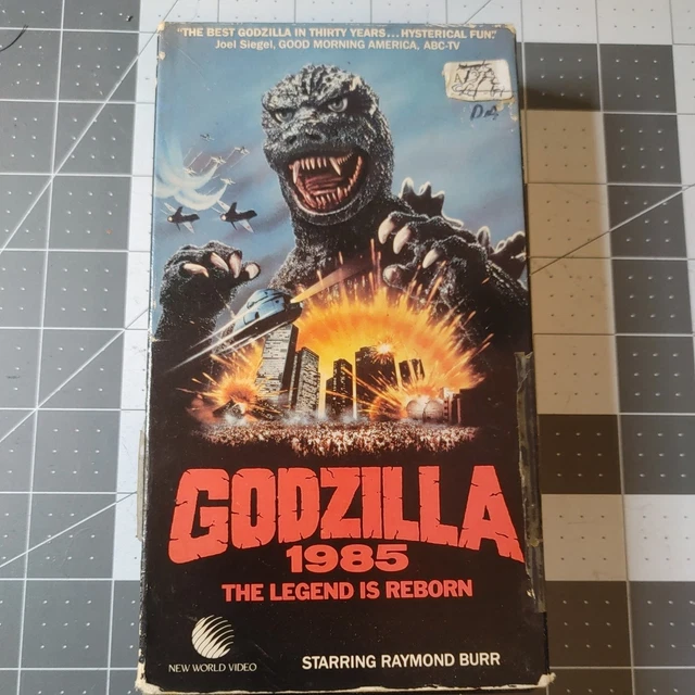 GODZILLA 1985 THE Legend Is Reborn VHS Tape New World Pictures. Vintage ...
